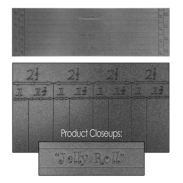 Matelli Jelly Roll Strip Ruler – Quilters Consignment