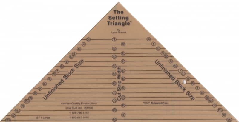 The Setting Triangle by Lynn Graves – Quilters Consignment